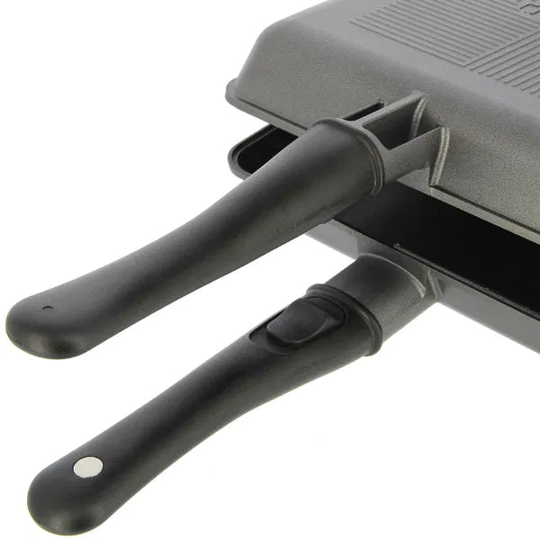 NGT Dynamic Grill Pan | 3-Way Non-Stick Bankside Cooking Pan & Lid