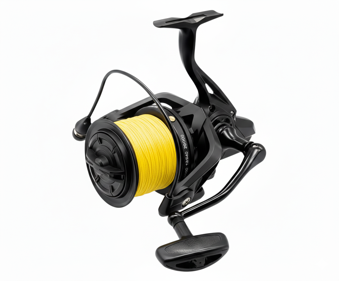 Big Pit Spod Marker Reel Loaded 30lb Yellow Braid - Fenland Tackle