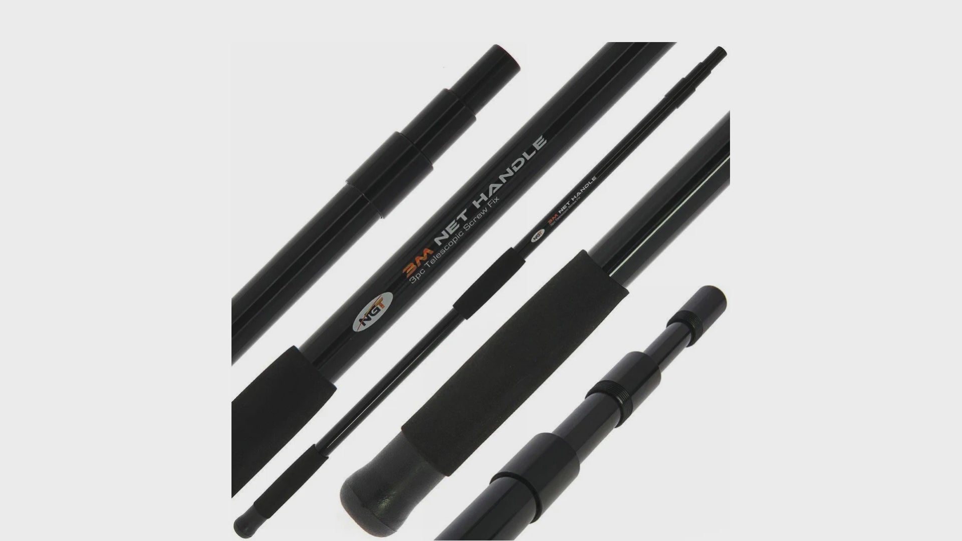 NGT XPR Screw-Fix Landing Net Handle 3m (10ft) | Fenland Tackle Exchange
